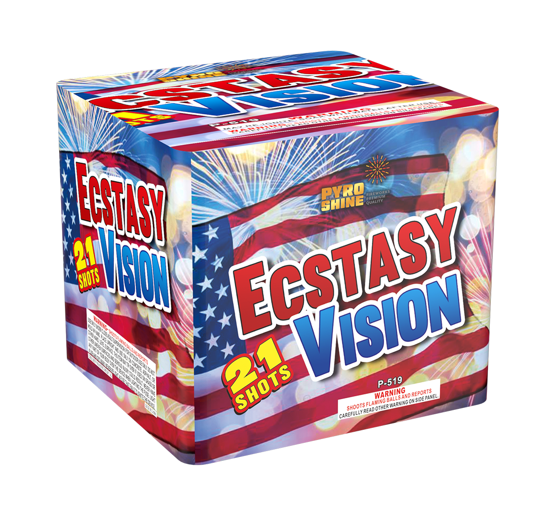 P-519 Mixed shape 21 shots Cake Ecstasy Vision